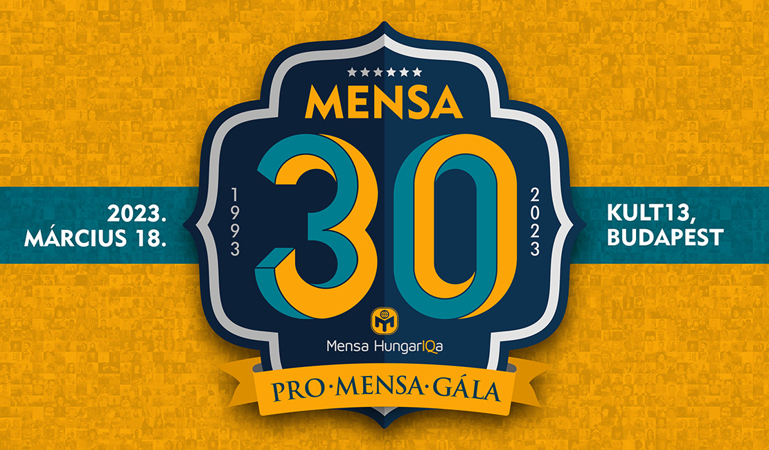 Mensa 30. születésnap VACSORÁVAL – Mensa HungarIQa